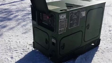 Cummins Mep 1030 5kw Military Diesel Generator Ammps Youtube