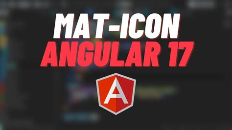 Cómo Usar Mat Icon En Angular Material Guía Completa Youtube