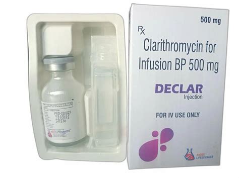 Clarithromycin Injection Clarimin 500mg Injection Latest Price Manufacturers And Suppliers