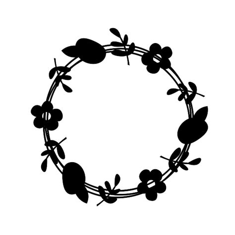 Butterfly Wreath Svg Circle Monogram Svg Leaves Border Svg My Xxx Hot Butterfly Monogram Svg