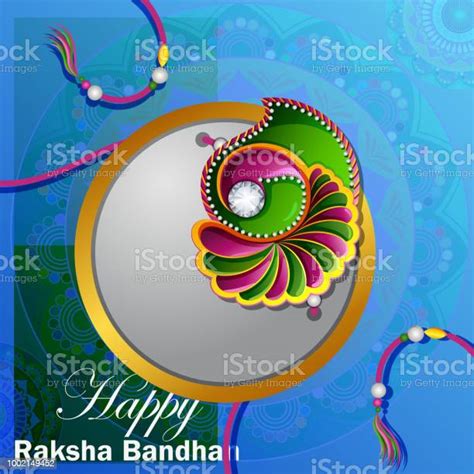 인도 축제 Raksha Bandhan에 대 한 장식된 Rakhi 0명에 대한 스톡 벡터 아트 및 기타 이미지 0명