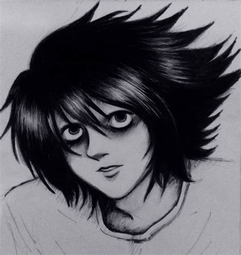 L Lawliet Fanart By Anishaartandmanga On Deviantart