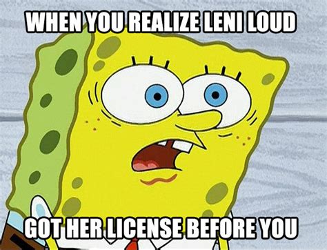 Leni Got Her License Before Spongebob By Wildcat1999 On Deviantart
