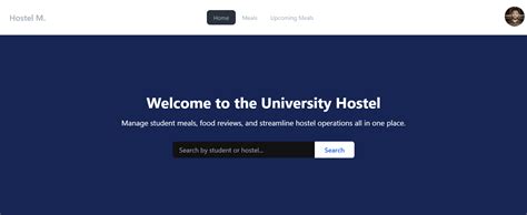 Github Hisuvohostel Management The Hostel Management Website Is A Digital Platform Designed