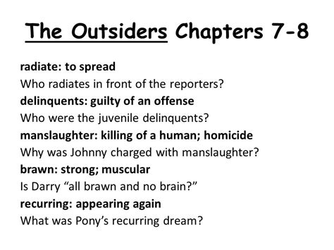 Ppt Memorable Quotes From The Outsiders Chapter Powerpoint 47 Off
