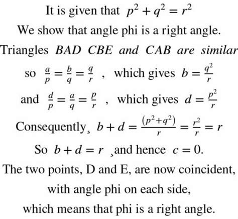 Pythagoras Converse Proof From Scratch Saving School Math