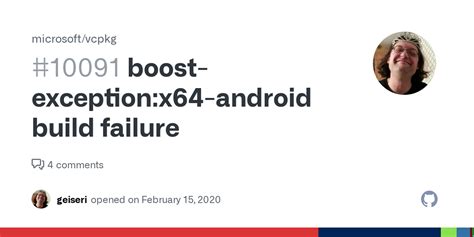 Boost Exception X Android Build Failure Issue Microsoft