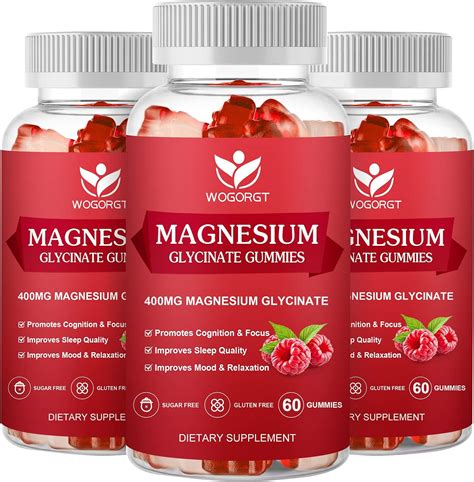 Magnesium Glycinate Gummies 400mg Magnesium India Ubuy