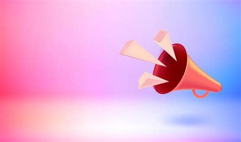 Announcement 3d Vector Art Icons And Graphics For Free Download