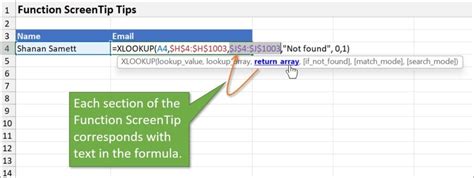 3 Tips For The Function Screentip In Excel Excel Campus