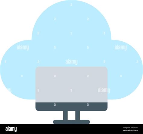 cloud system icon vector image suitable for mobile apps web apps and