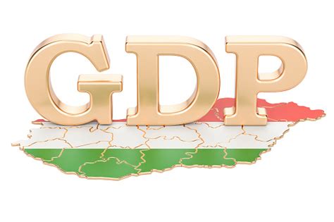 국내 총생산 Gdp의 헝가리 개념 3d 렌더링에 고립 된 흰색 배경 3차원 형태에 대한 스톡 사진 및 기타 이미지 3차원
