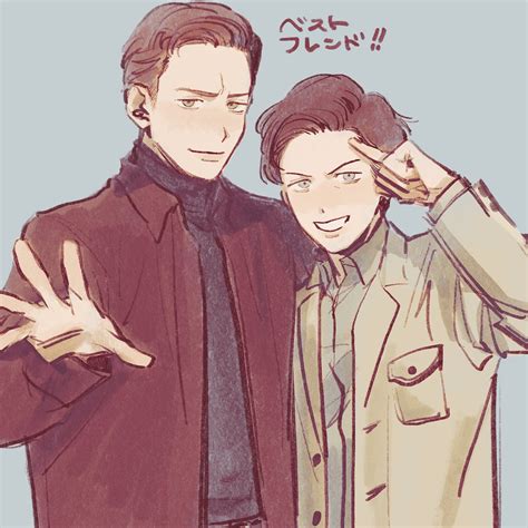 Magneto And Charles Xavier Marvel And More Drawn By Rfb Orororo Danbooru