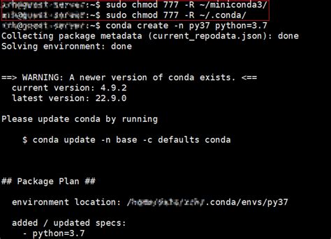 Conda Mini In General It S Not Advisable To Use Sudo