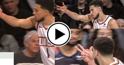 Devin Booker Hits Mikal Bridges Celebration In His Face