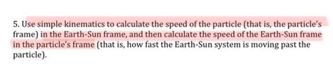 solved 5 use simple kinematics to calculate the speed of