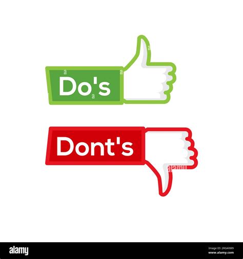 Dos And Dont Good And Bad Icon Check Negative Positive List True