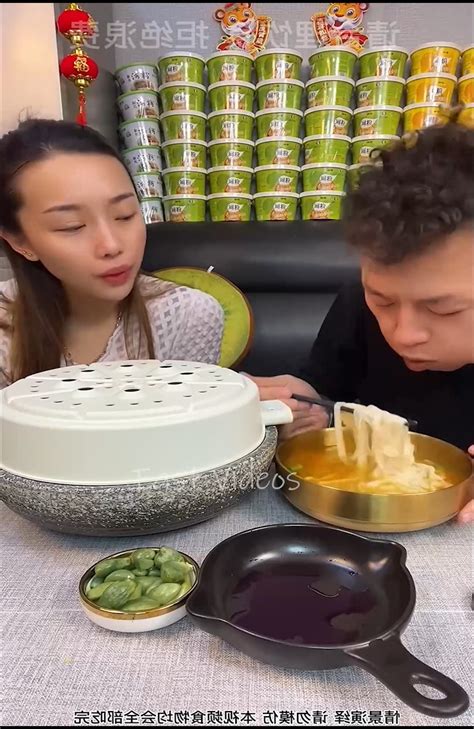 Fast Videos Unique Funny Chinese Couple Eating Mukbang Challenge Trick