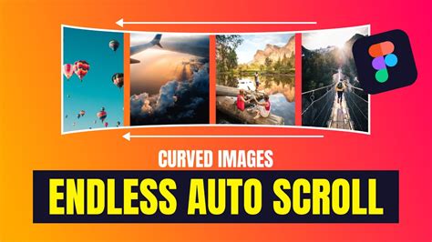 How To Create Endless Auto Scrolling Animation In Figma Curvy Carousel