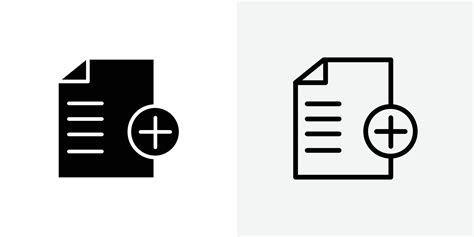 Add Document Icon 46346607 Vector Art At Vecteezy