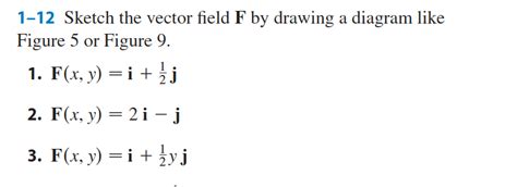 1 12 ﻿sketch The Vector Field F ﻿by Drawing A Diagram