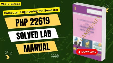 PHP Solved Manual | 22619 Solved Manual | MSBTE Solved Manual