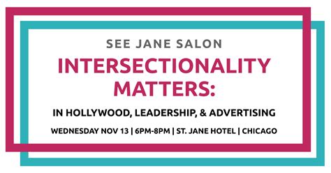 See Jane Salon Intersectionality Matters In Hollywood Leadership And Advertising Geena Davis