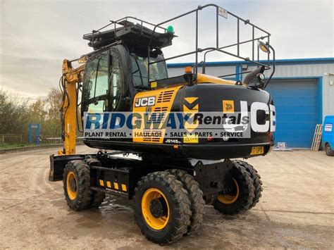 Js145w Wheeled Excavator For Sale Ridgway Used Plant Sales