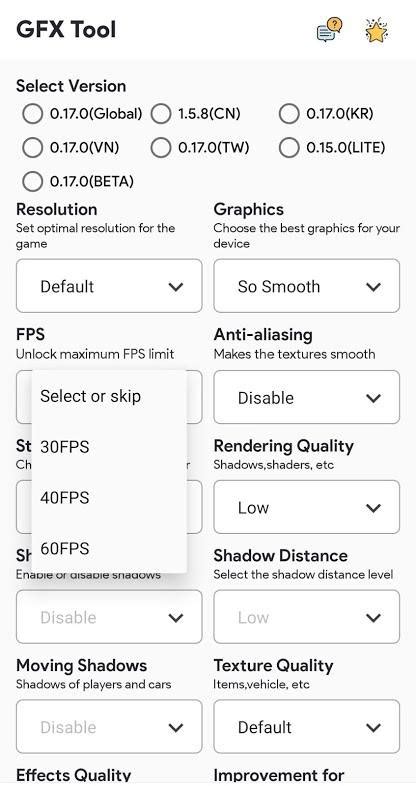 گیم بوستر و افزایش گرافیک بازی اندروید GFX tools pro for Game Booster No ads