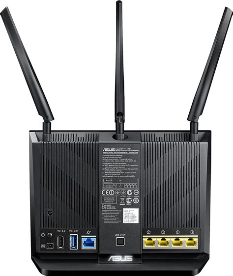 Customer Reviews Asus Ac Dual Band Wi Fi Router Black Rt Ac P Best Buy