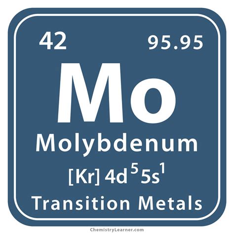 Molybdenum Facts Symbol Discovery Properties Uses