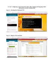 Configuring Linux Firewall For Traffic Management And Security Course Hero