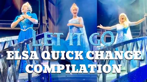 Let It Go Elsa Dress Transformation Compilation Part 3 Frozen Live