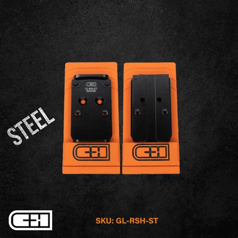 V2 Steel Mil Leo Adapter Trijicon Rmr Sro Rcr Holosun 407c 507c 507comp 508t Candh