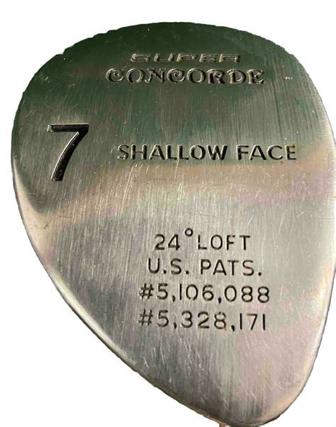 Nickent Golf Super Concorde Shallow Face 7 Wood 24 Rh Aldila Stiff