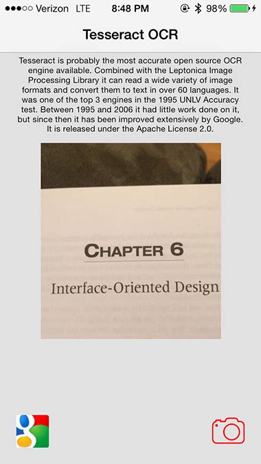 Github Jpwiddytesseractocrios7 Sample Sample Ios 7 Project Using