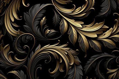 Premium Photo Seamless Black Background For Infinite Scroll