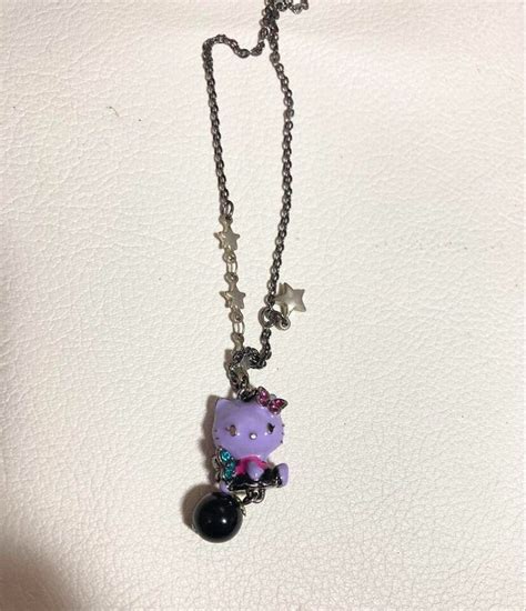 Sanrio Characters X Anna Sui Hello Kitty Necklace Pur Gem