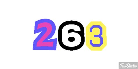 263 Number Animated  Logo Designs
