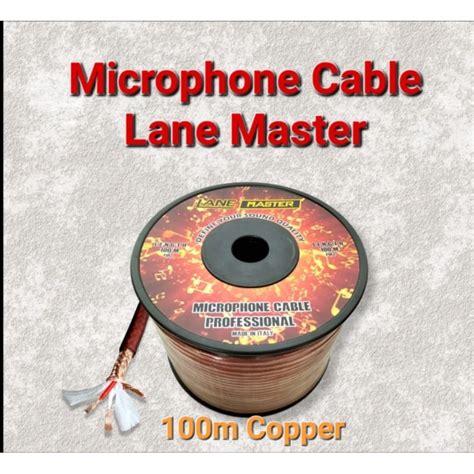 Jual Kabel Microphone Stereo Lane Master Kabel Mic Stereo Ecer Shopee