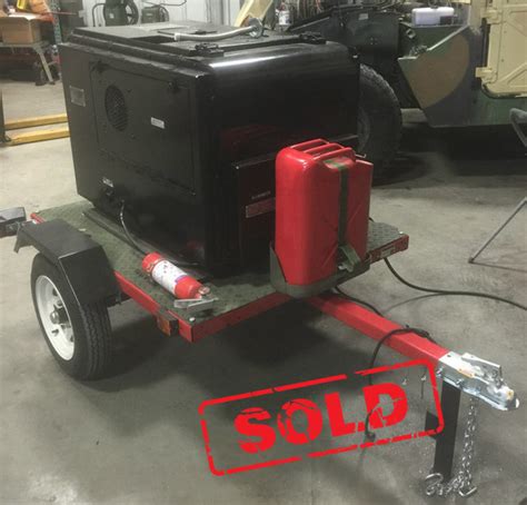 Military Mep 831a Diesel Generator 3kw 60hz 2004 Tactical Quiet Only 5