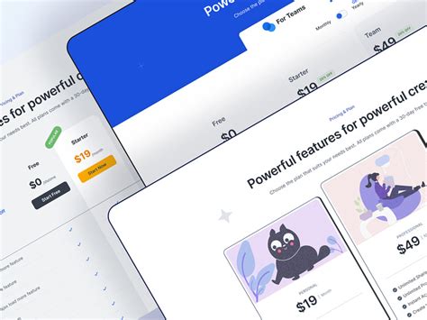 Pricing Plan Component Variant By Imam Hossain Mazumder On Dribbble