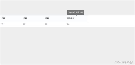 El Table中加图标文字提示vue3 El Table Column加上图标 Csdn博客