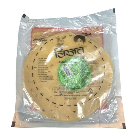 Lijjat Udad Papad Black Pepper