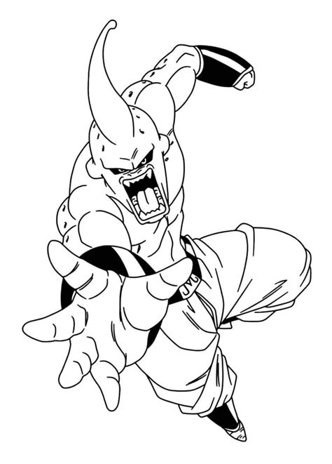 Desenhos De Majin Boo Para Colorir
