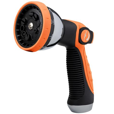 Buy Alma Garden Hose Nozzle Sprayer With Thumb Control On Off Valve 10 Spray Pattern Perfect