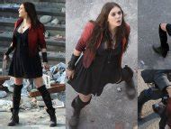 Elizabeth Olsen Nue dans Avengers L ère d Ultron