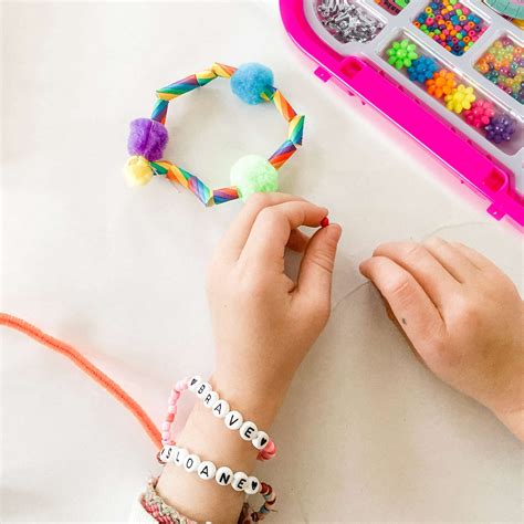 Zestaw Kreatywny do Robienia Biżuterii DIY Walizka Flytoy pl