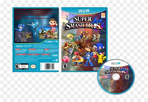 Wii U Box Art Cover Super Smash Bros For Wii U Disc Hd Png Download