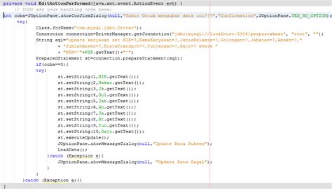Program Aplikasi Perpustakaan Menggunakan Java Netbeans Terhubung Database Mysql
